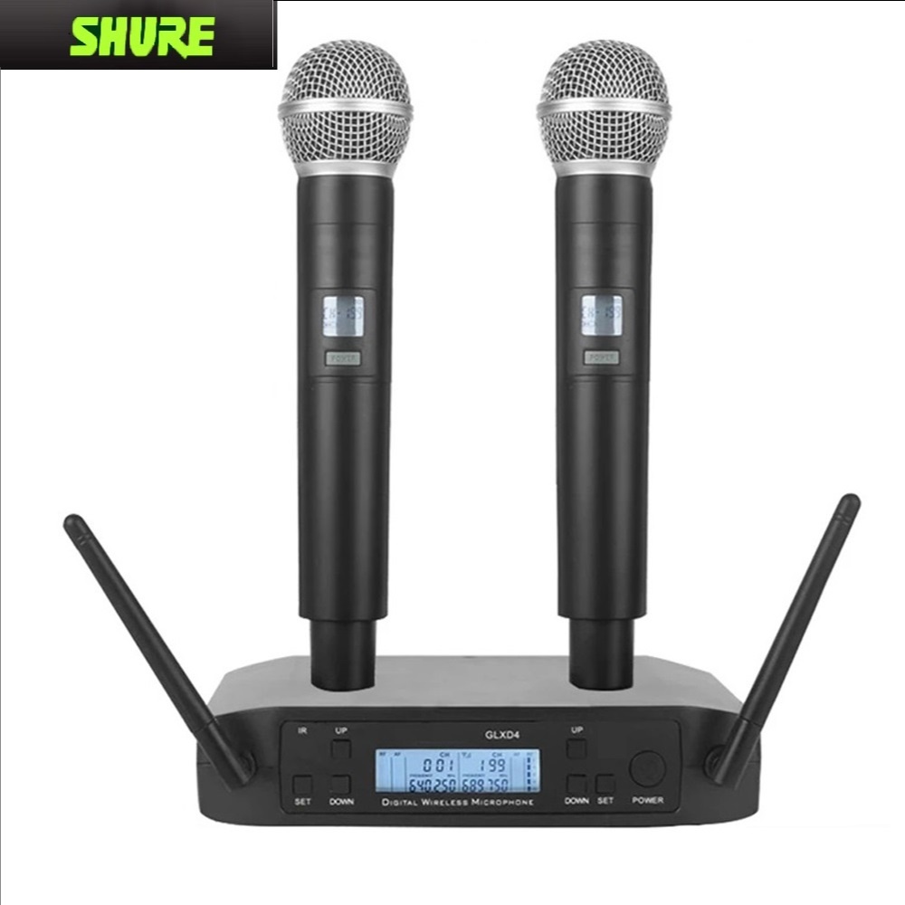 BFor SHURE GLXD4 Wireless Microphone UHF 640-690MHz Professional ...