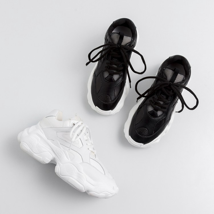 รองเท้ากีฬาหนังแท้แบบลําลองสําหรับผู้หญิง - jsh_jh_kj.th - ThaiPick