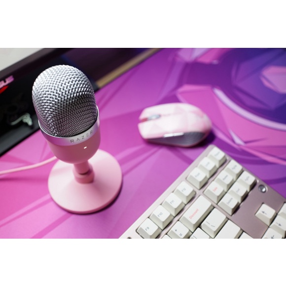 BOriginal Razer Seiren Mini Quartz Pink crystal ultra-compact Condenser ...