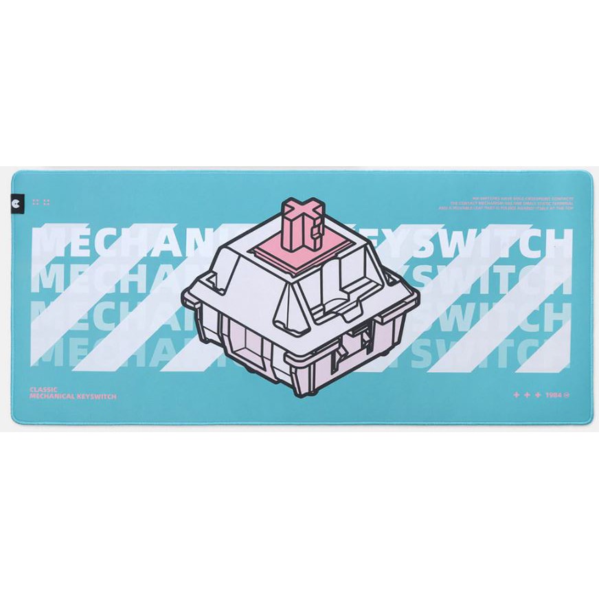 แผ่นรองเมาส์ ลาย สวิตช์คีย์บอร์ด Mechanical Switch Mousepad ผิว Speed - 7uytonl8bk - ThaiPick