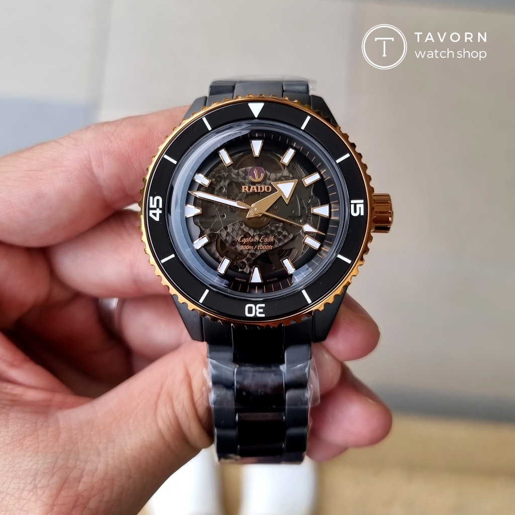 [ใส่โค้ดWGAUGHIEND1500] นาฬิกา RADO CAPTAIN COOK HIGH-TECH CERAMIC รุ่น ...