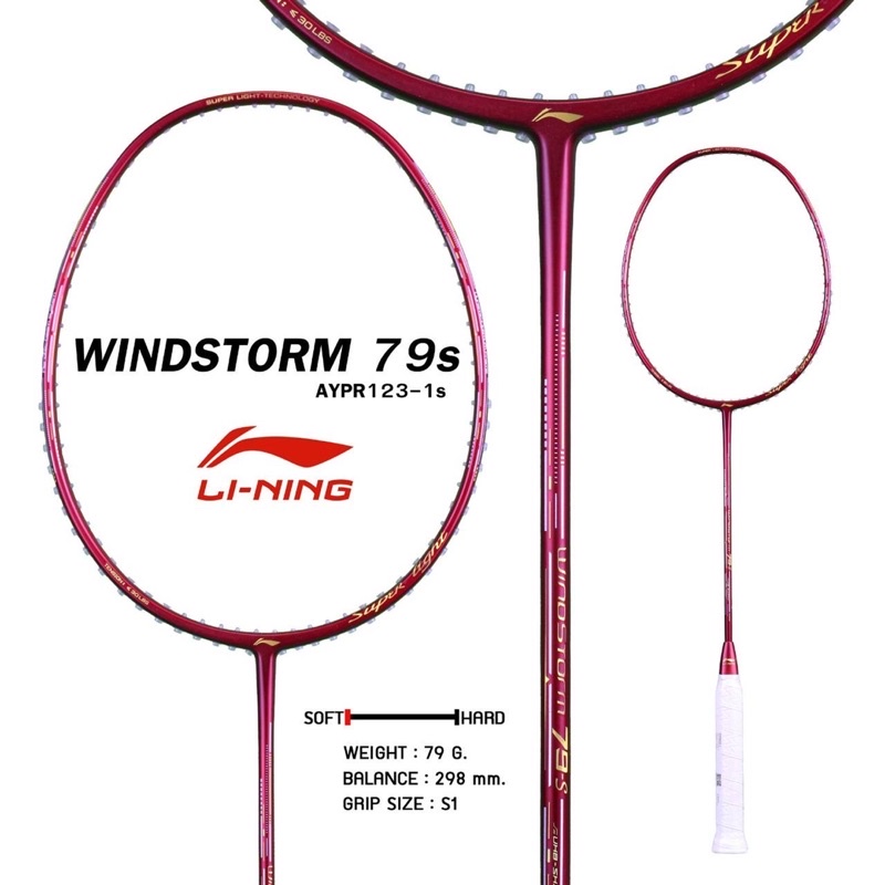 New..Li-ning Windstrom 79S ไม้เบา ก้านนุ่มตีง่ายครับ - paypk - ThaiPick
