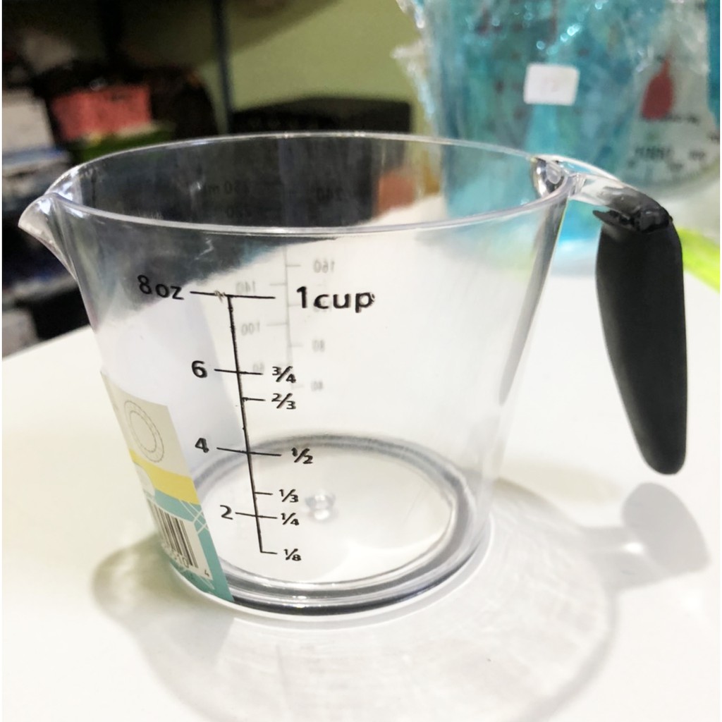 ถ้วยตวง ถ้วยพลาสติก 250ml 1CUP 8 oz MEASURING CUP แก้วตวงถ้วยตวงของเหลว ถ้วยตวงแป้ง ถ้วยตวงของ ...