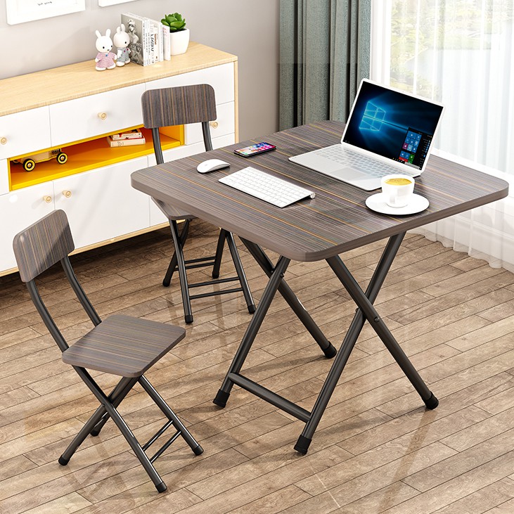 The folding table family table small portable table outdoor BBQ table ...