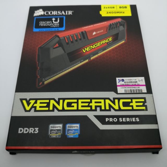 8 GB RAM PC DDR3/2400 CORSAIR VENGEANCE PRO (4X2) - chaipat639 - ThaiPick