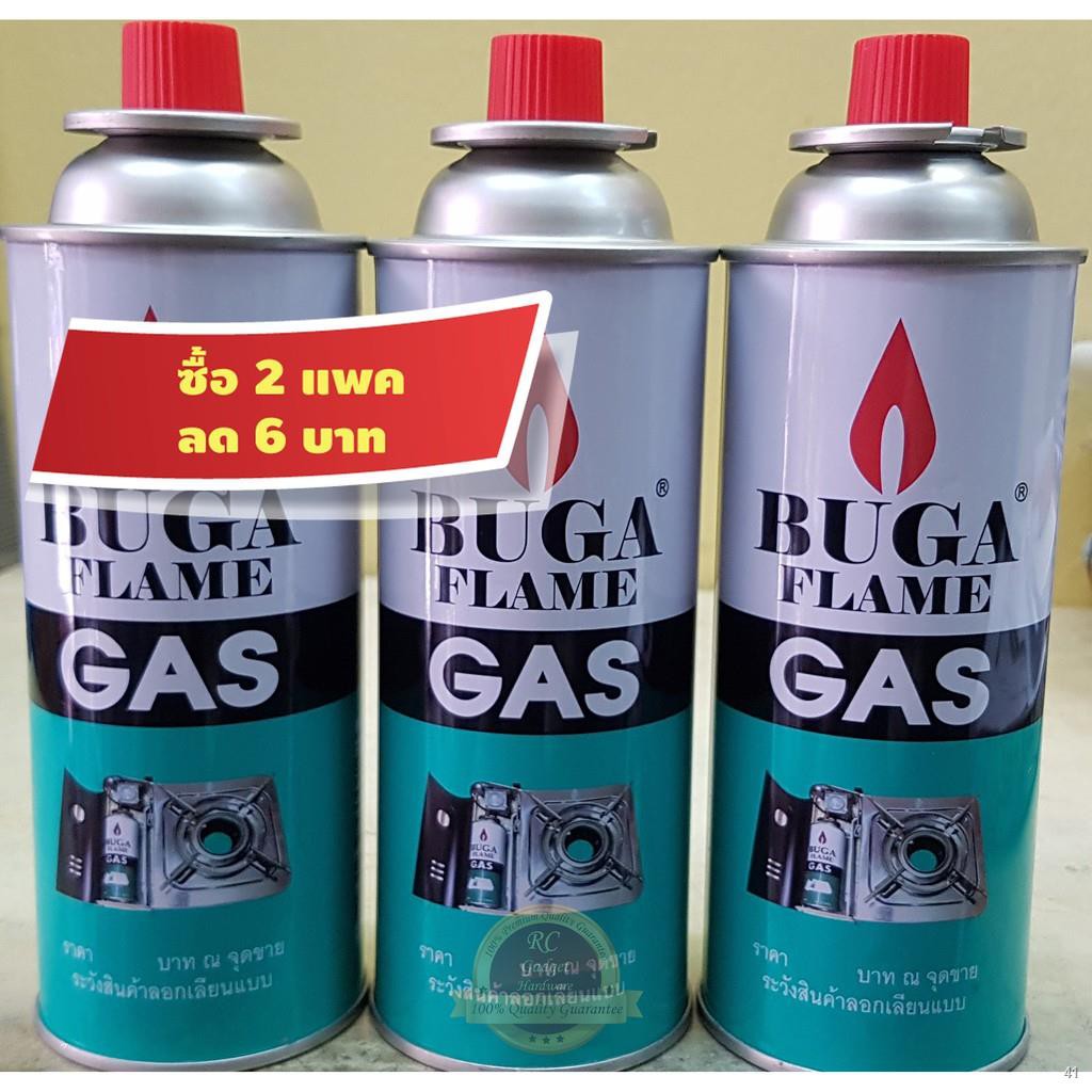 เข็มขัดต้านทาน♤ↂแก๊สกระป๋อง บูกก้า (3 กระป๋องใหญ่) BUGA FLAME GAS แก๊ส ...