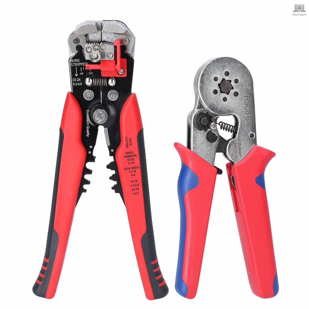 DIYMORE Tubular Terminal Crimping Pliers Tool HSC8 6-4 0.25-10mm² HSC8 ...