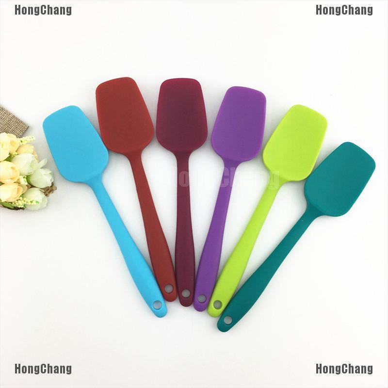 LHGC Silicone Spatula Baking Rubber Scraper integrated high temperature ...