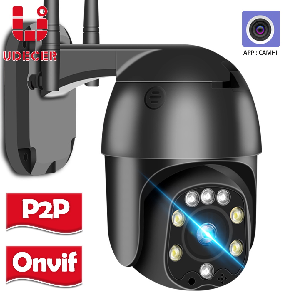 กล้องวงจรปิด cctv Security PTZ Camera 1080P HD Outdoor WIFI Camera ...