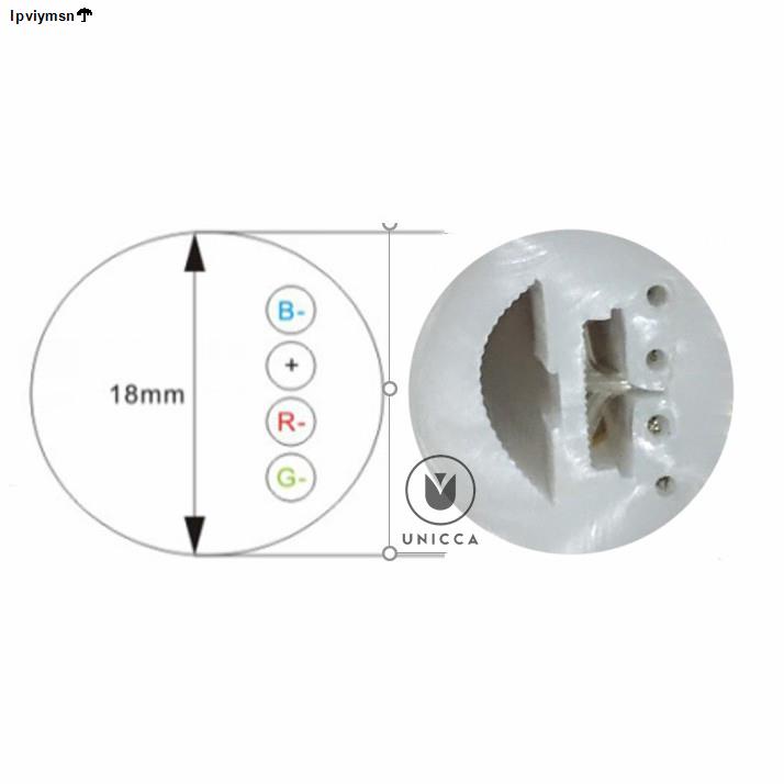 จุดประเทศไทยไฟเส้นนีออนเปลี่ยนได้ แบบทรงกลม สว่าง 360 LED Neon Flex Round RGB Light Tube 220V ...