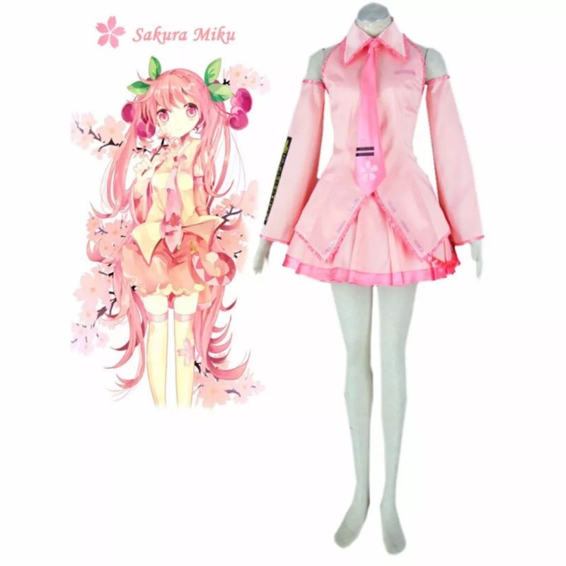 Hatsune Miku Sakura Cosplay Costume ชุดคอสเพลย์มิคุฮัตสึเนะซากุระ - f82zqz_zb8 - ThaiPick