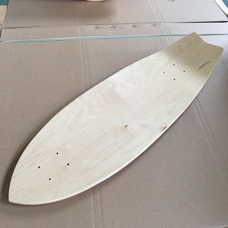 31 * 10INCH Maple land surfboard deck long board double warped board ...