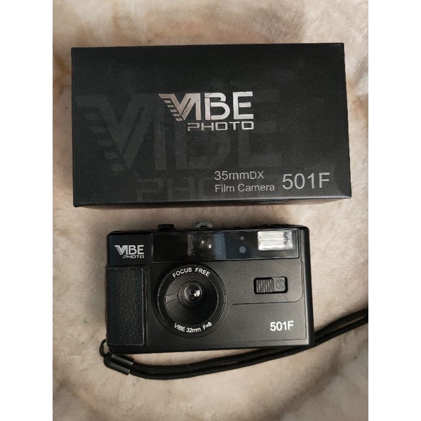 กล้องฟิล์ม VIBE 501F มือสอง สภาพดีใช้งานน้อย ถ่ายฟิล์มไปม้วนเดียว แฟลชไม่ติด - bopvna - ThaiPick
