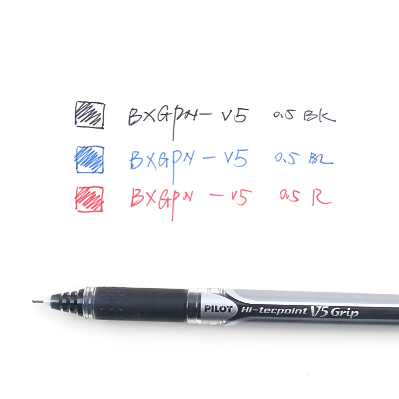 12 Japan PILOT Gel Pen BXGPN-V5 Large Ink Writing Smooth Straight ...
