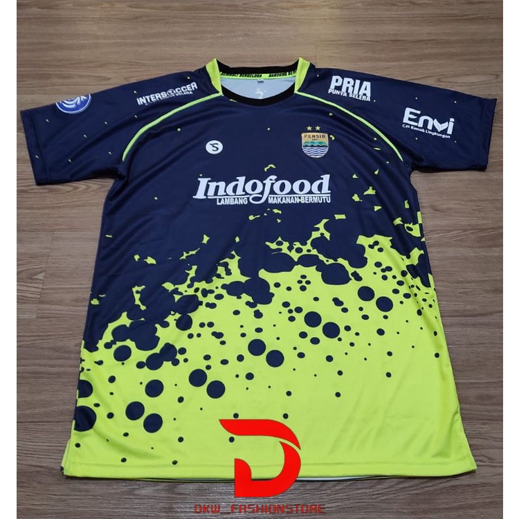 เสื้อกีฬาแขนสั้น ลายโลโก้ Jersey Persib Bandung 3rd Third Alternate ...