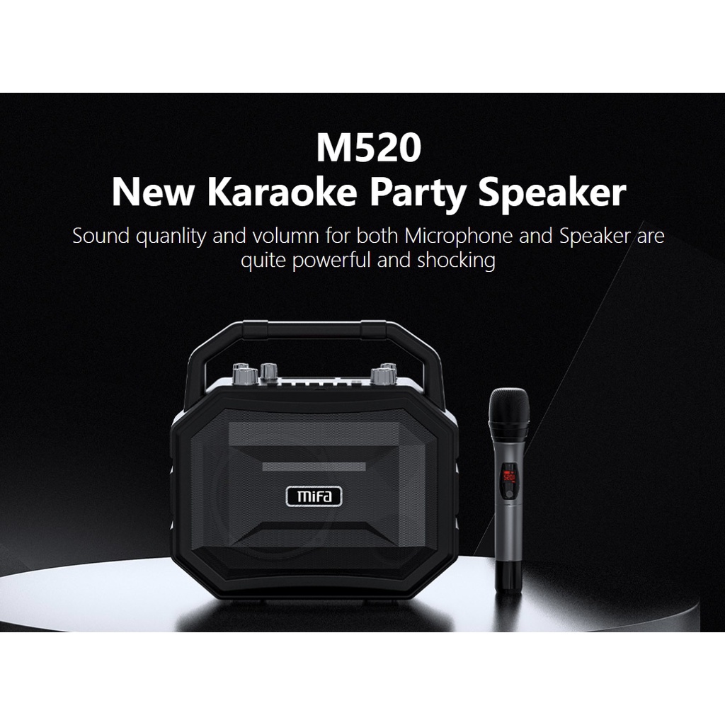 Mifa M520 Gen 2 ใหม่ลำโพงงานปาร์ตี้ชุดเครื่องขยายเสียง100วัตต์ ลำโพงฟั ...