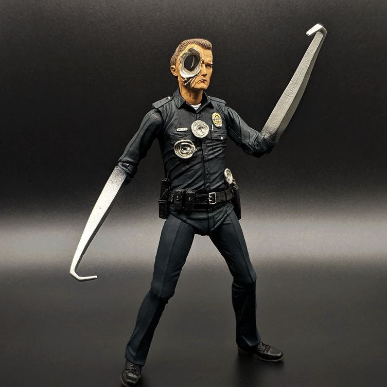 สวยของแท้ Terminator รูปรุ่น Future Warrior 6 T800 ตำรวจ T1000 ...