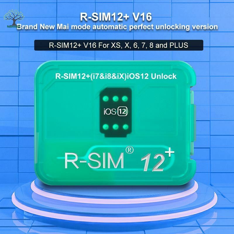 R - Sim 12 + V 16 Nano Unlocking การ์ด Rsim สําหรับ Iphone X / Xs / 8 ...