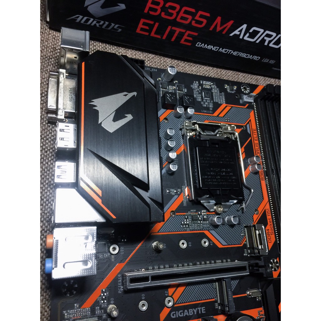 (ประกัน3ปี) GIGABYTE B365 M AORUS ELITE MAINBOARD (เมนบอร์ด) 1151 ...