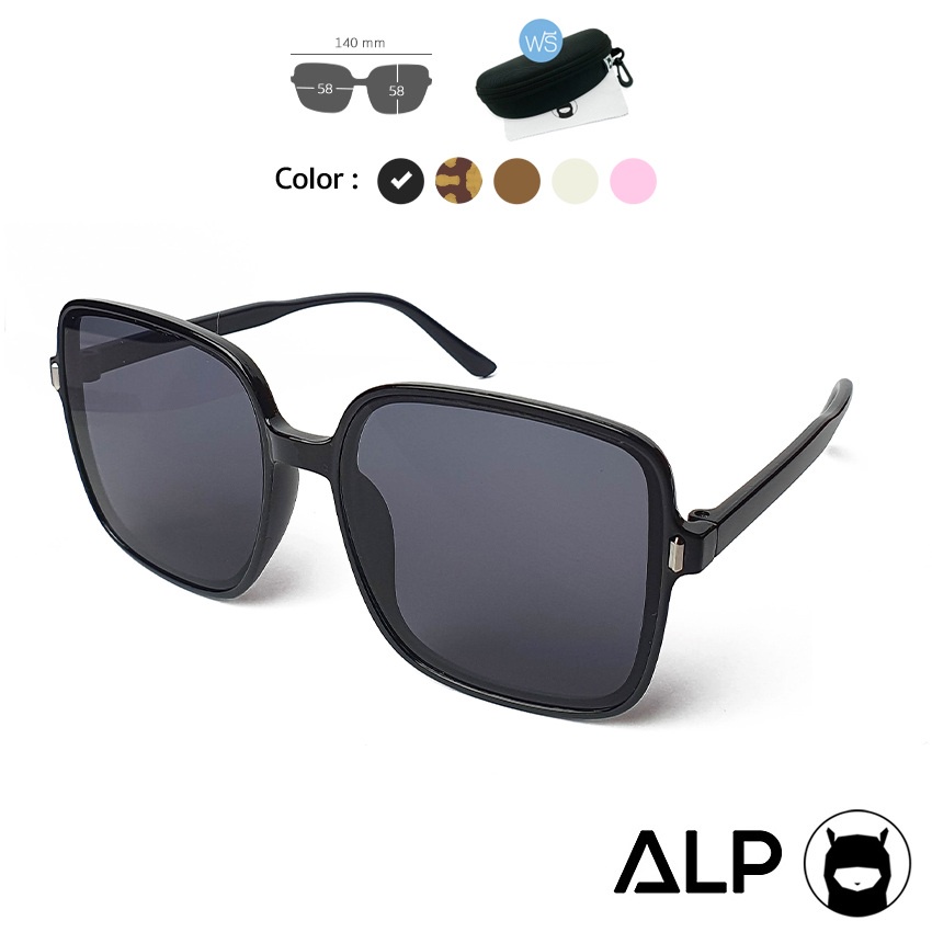 ALP Sunglasses แว่นกันแดด แถมผ้าเช็ดเลนส์ UV 400 Vintage Style รุ่น 0038 - happyhappiness1 ...