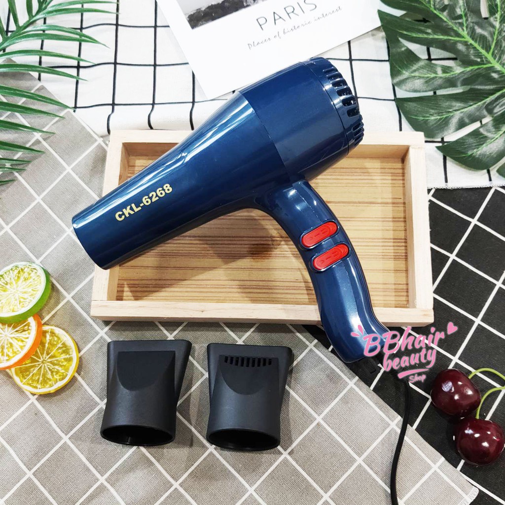 ♂ CKL / JMF (ของแท้) มี มอก. ไดร์เป่าผม 1000-1200W ปรับแรงลมได้ 2 ระดับ รุ่น CKL / JMF 6268 (คละ ...