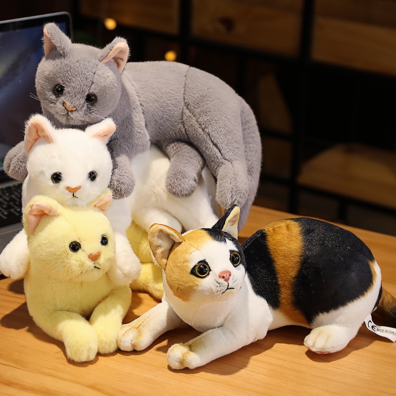 Icegg Cat Plush Toy Cute Cartoon Bread Kitten Super Soft PP Cotton ...