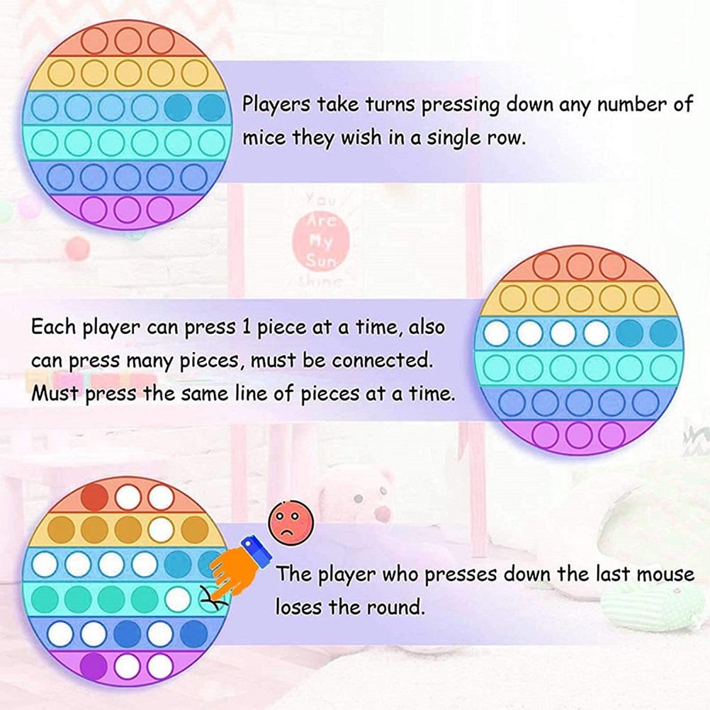 Pop It Kit 30PCS Sensory Toys Squeezing Bubble Toy Decompression Toys ...