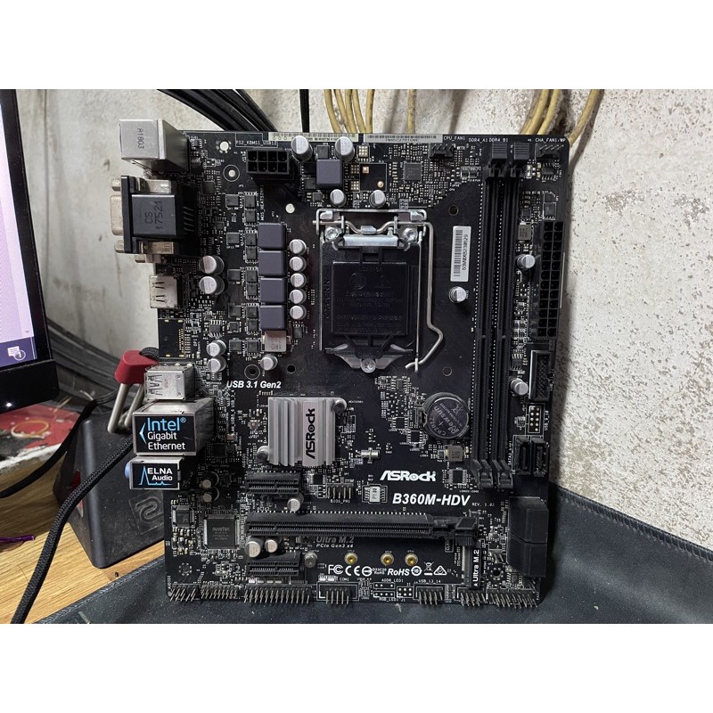 MB Asrock B360M-HDV มือสอง มีประกัน | Shopee Thailand