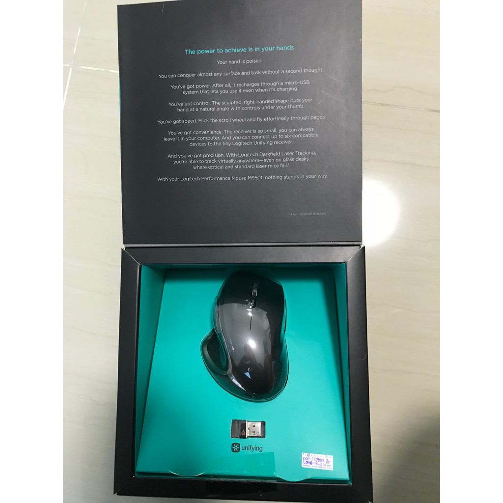 ขาย Mouse มือสอง ยี่ห้อ Logitech PERFORMANCE MOUSE M950T - popcomp ...