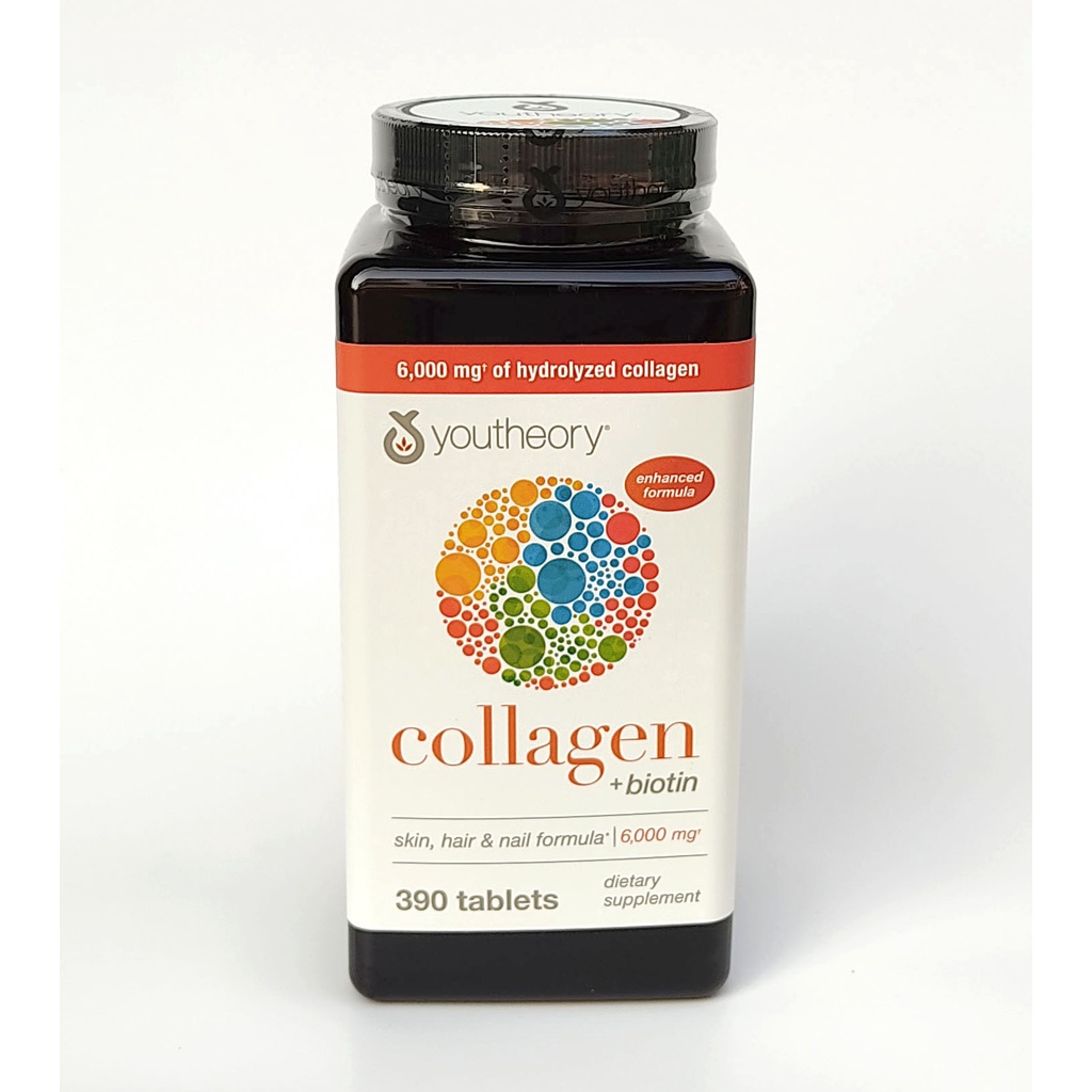 Youtheory Collagen 390 เม็ด ยูเทียโอรี่ คอลลาเจน จากอเมริกา | Shopee ...
