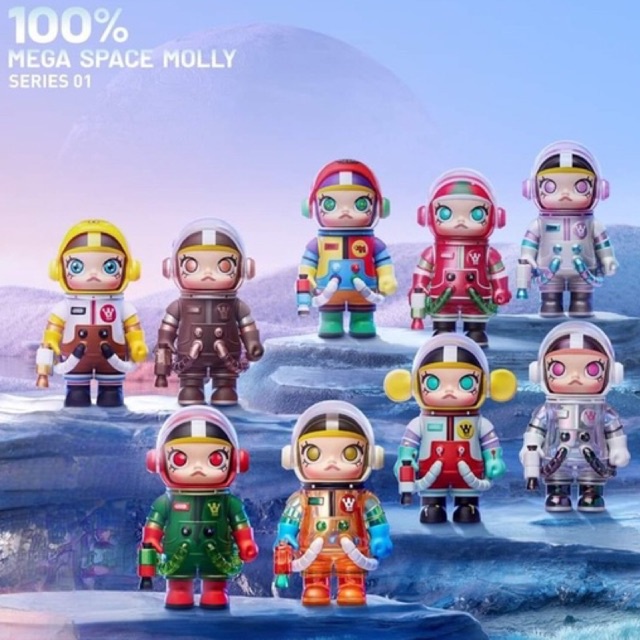 (พร้อมส่ง เลือกแบบได้) POP MART Molly Space 100 โมเดล ฟิกเกอร์ มอลลี่ ...