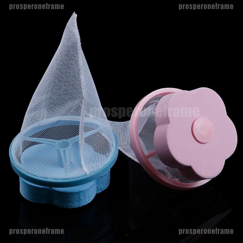 Flower Shape Mesh Filter Bag Floating Laundry Ball Washing Machine Filt ...