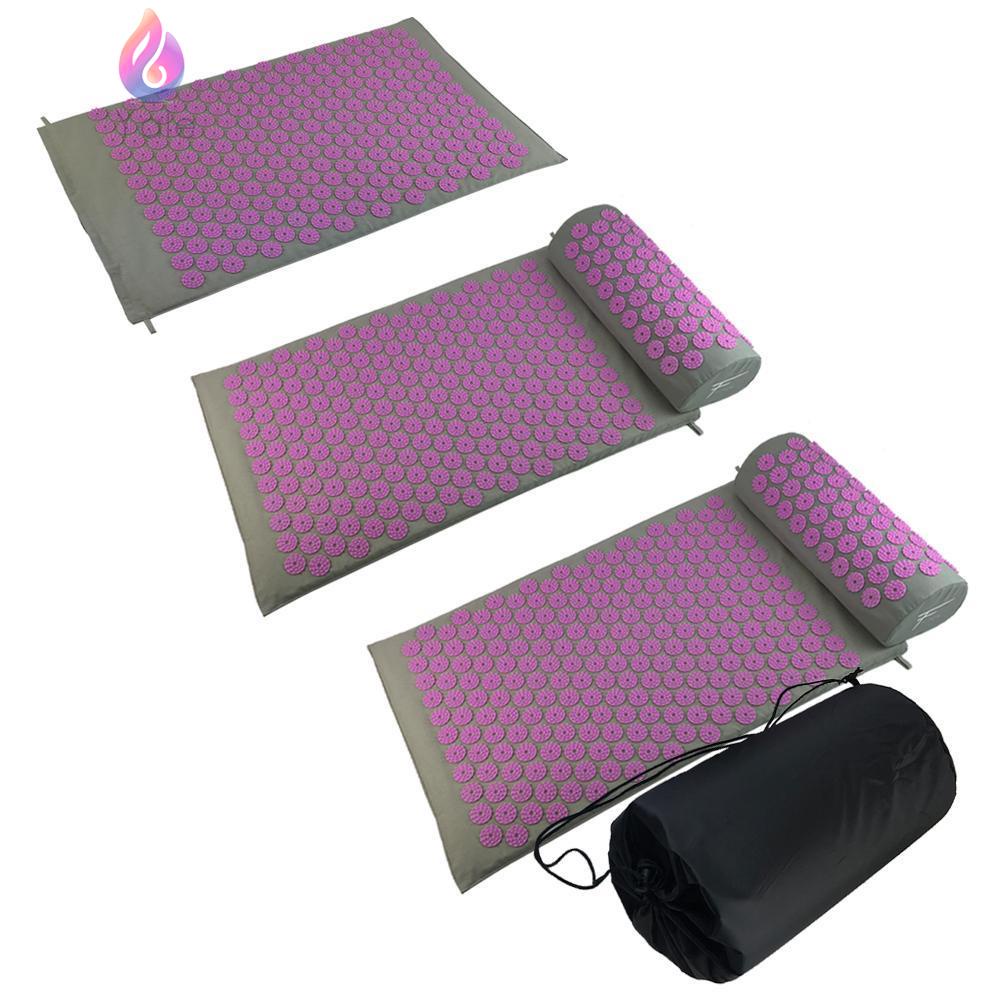YALE-Acupuncture Massage Mat Relieve Back Pain Spike Yoga Mat with ...