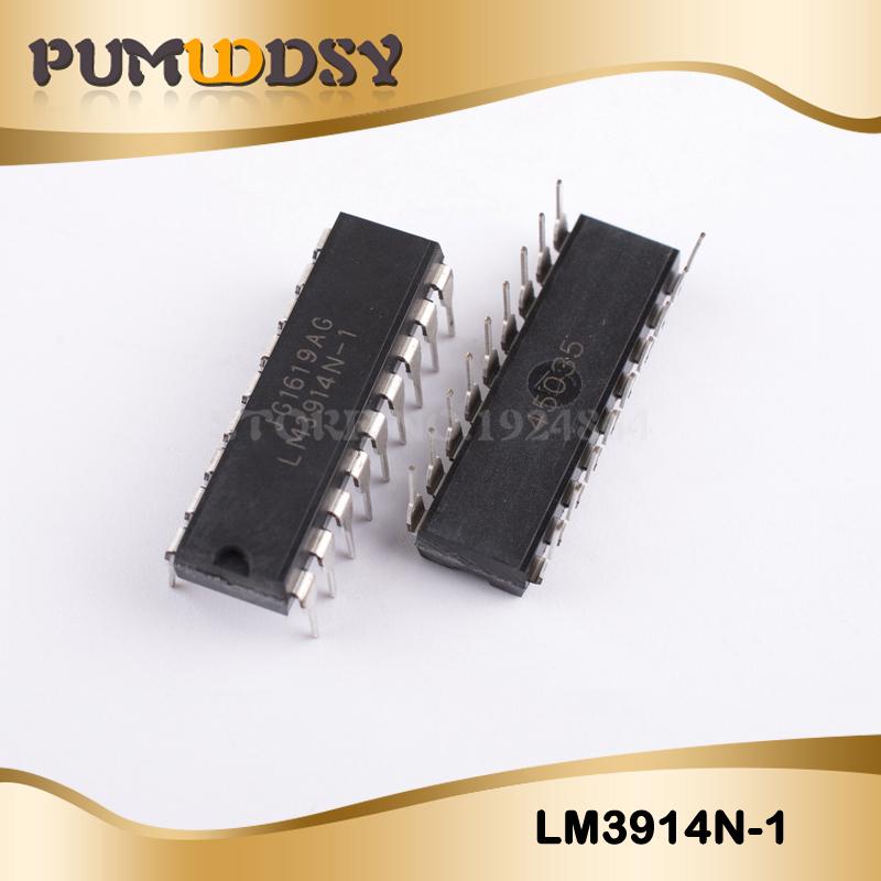 100PCS LM3914N-1 DIP-18 LM3914N LM3914 Dot/Bar Display Driver IC ...