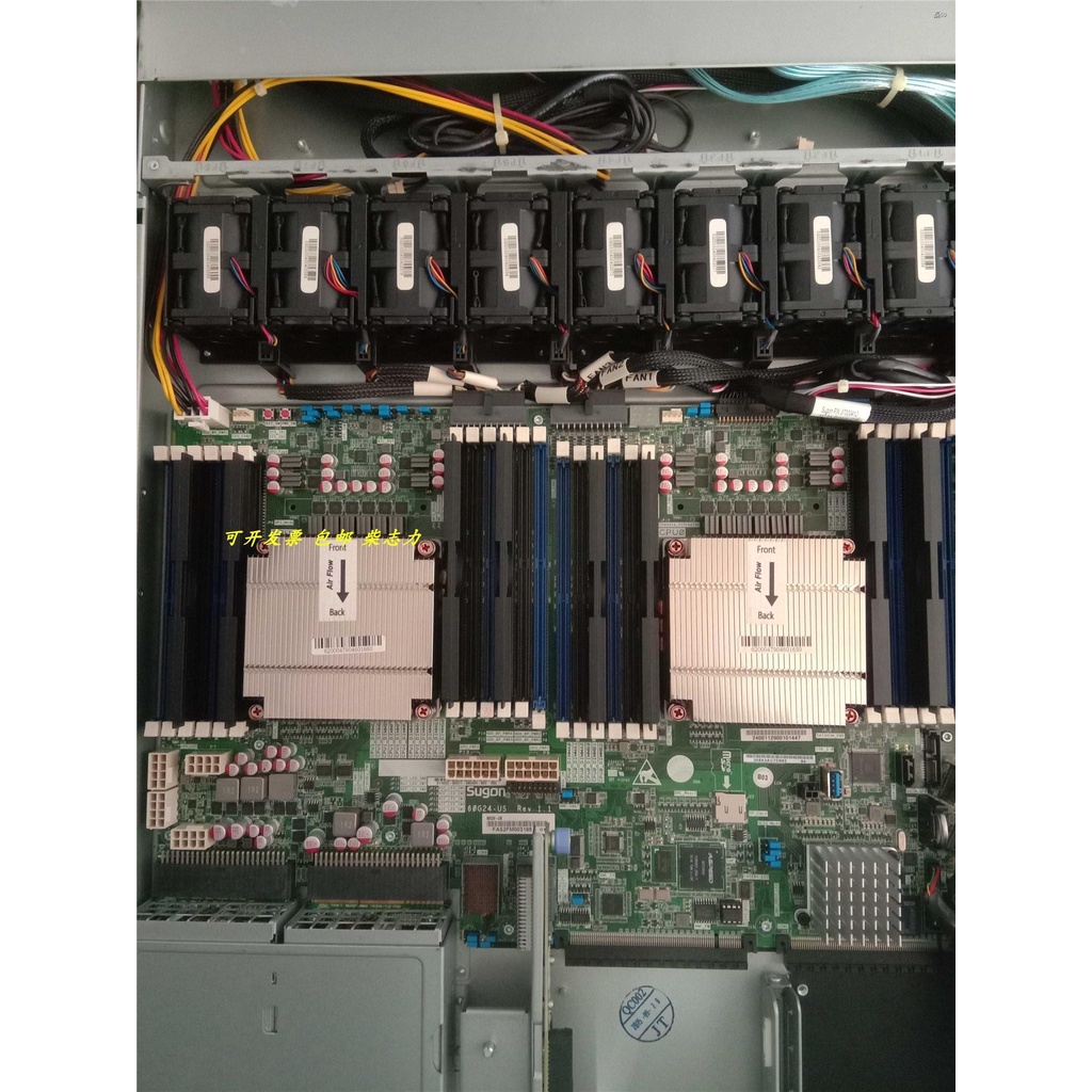 ⊙ Sugon I610-I620-G20 หม้อน้ำเซิร์ฟเวอร์/พัดลม/CPU Xeon E5-2620 V3 ...