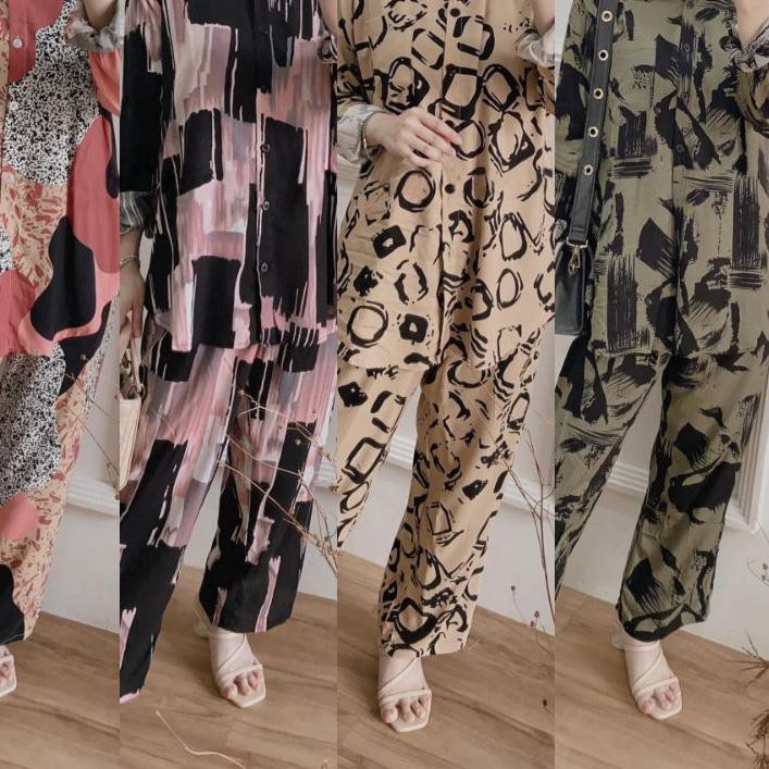 ชุดเสื้อผ้า BELLE ONE SET RAYON DAILY ONE 6.6 แบรนด์สําหรับผู้หญิง ...