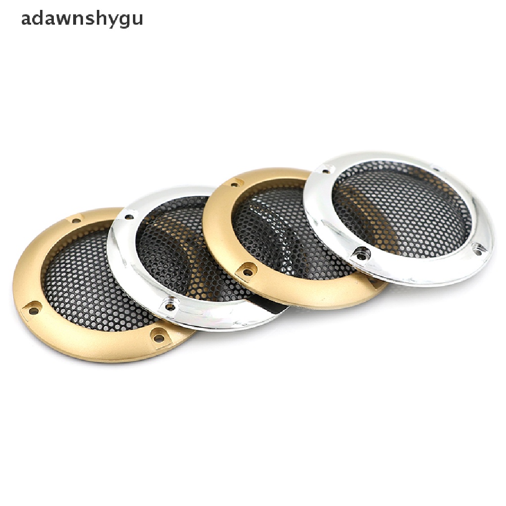 adawnshygu 2pcs 2 inch Audio speaker cover decorative circle metal mesh ...