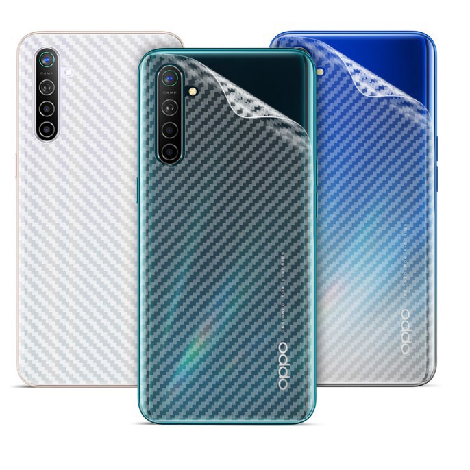 สติกเกอร์คาร์บอนไฟเบอร์ ป้องกันด้านหลัง สำหรับ OPPO Reno 2F 3 Pro OPPO ...