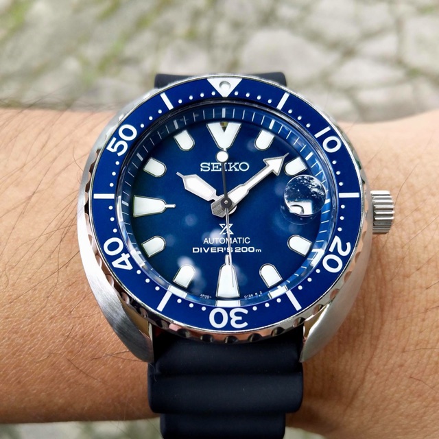 SEIKO mini Turtle (Blue) Automatic | Shopee Thailand