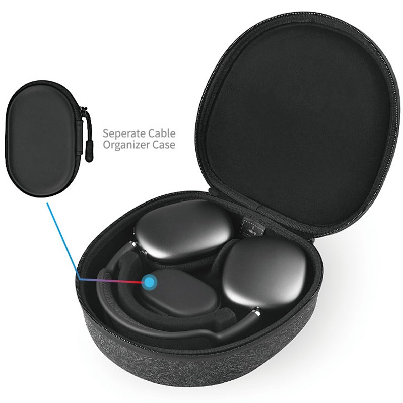 2021 AirPods Max Smart Case Portable Storage Bag Shockproof Luxury High ...