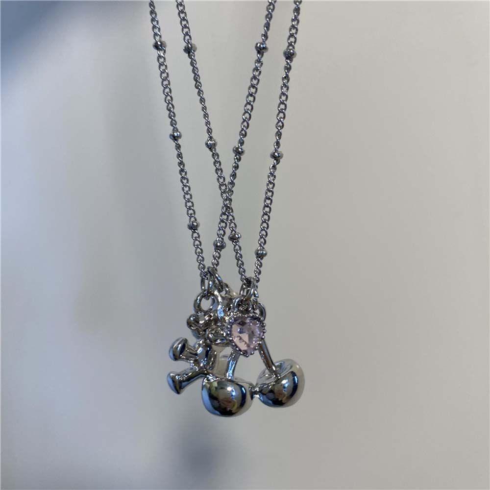 AUGUSTUS Cute Bear Necklace Sweet Fashion Jewelry Women Clavicle Chain ...