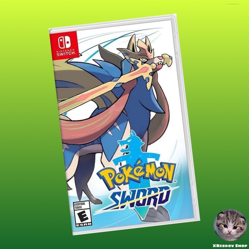 (มือ1 พร้อมส่ง) Pokemon Sword (USAsia) Nintendo Switch game - xrebrovz ...