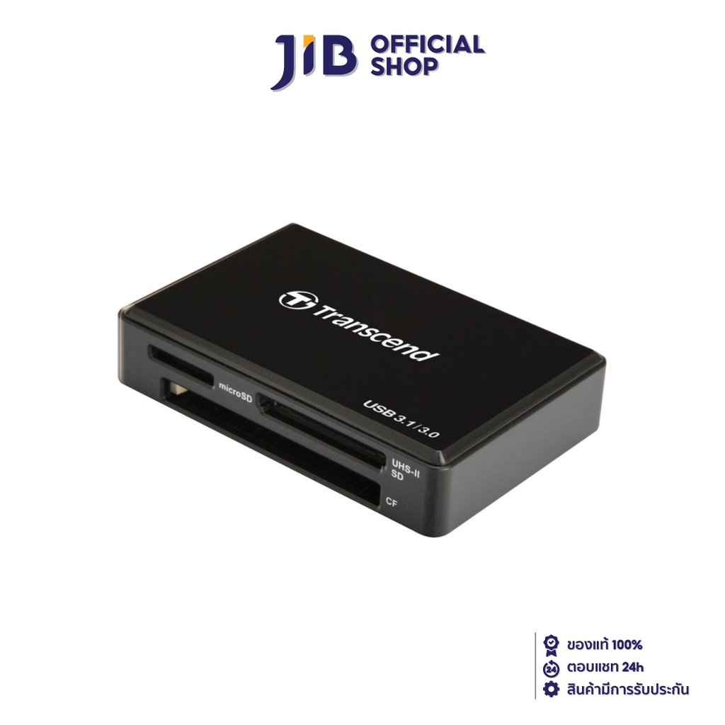 TRANSCEND CARD READER EXTERNAL (การ์ดรีดเดอร์พกพา) USB 3.1 GEN1 ...