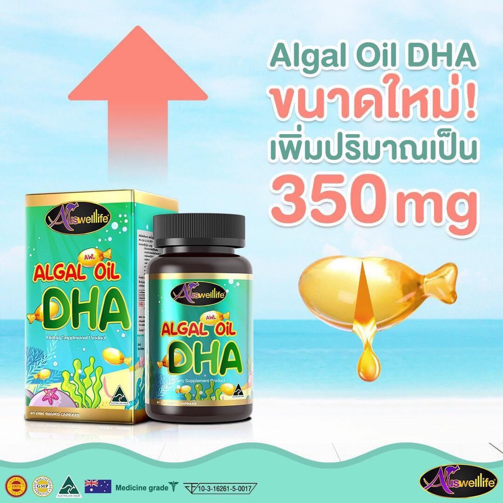 (ส่งฟรี) Algal Oil DHA ขนาด 30 และ 60 แคปซูล Exp.2024 (ของแท้ 100) - healthy_hub_thailand - ThaiPick