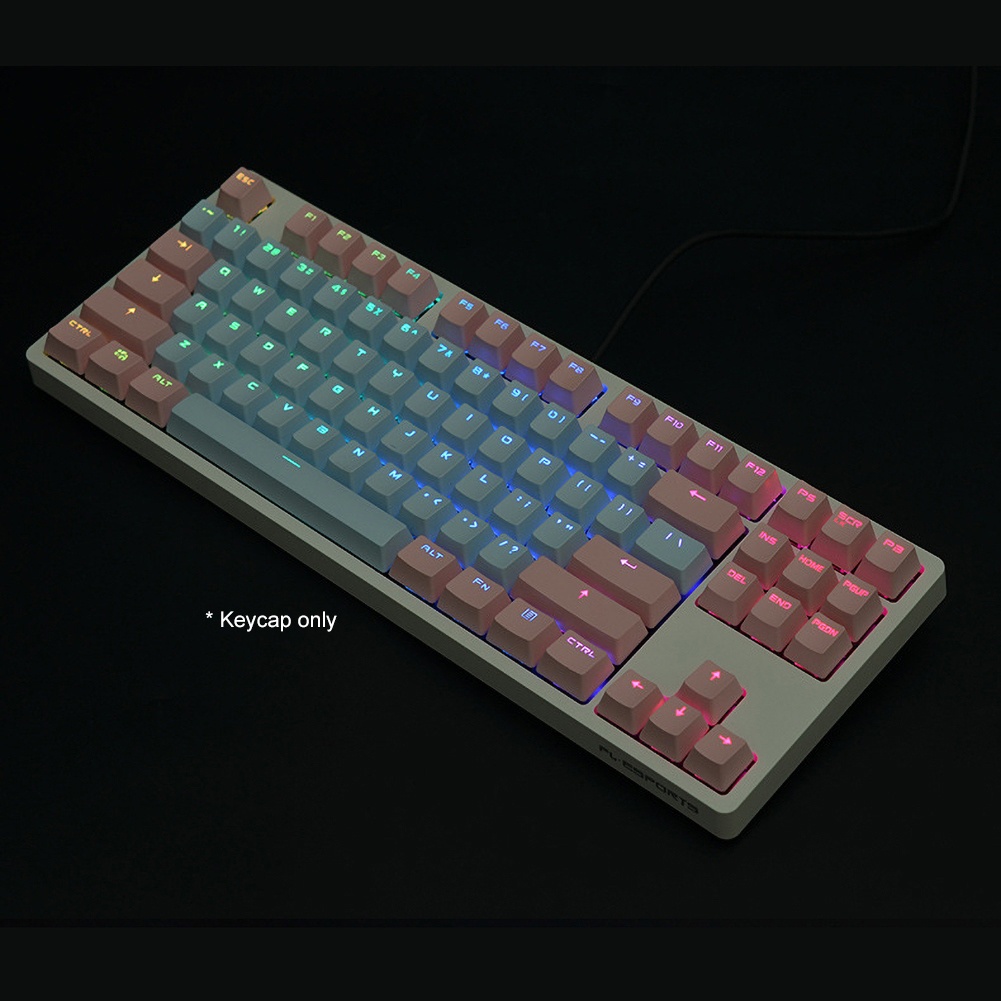 87Pcs Mechanical Keyboard Key Caps Set Universal PBT Color Matching ...