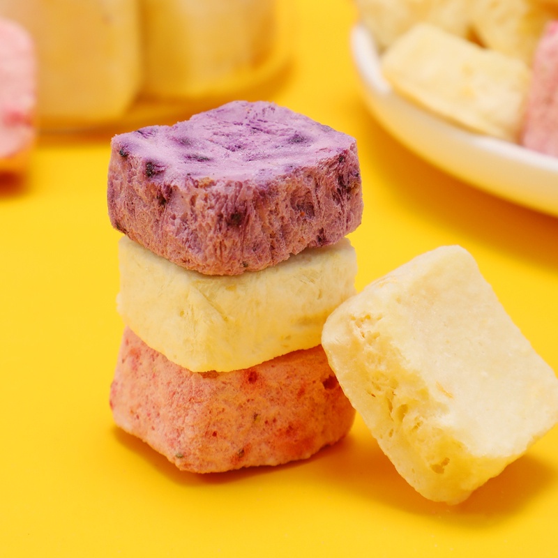 Freeze-dried Yogurt Block Strawberry Crispy Fruit Mixed Pack Snacks ...