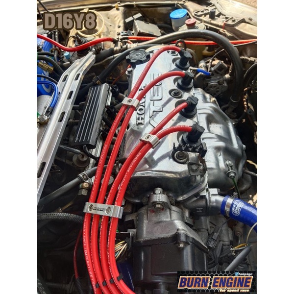 สายหัวเทียน HONDA CIVIC EK D16Y8 เฮอริเคน Hurricane 9.9 mm. สินค้าแท้ ...