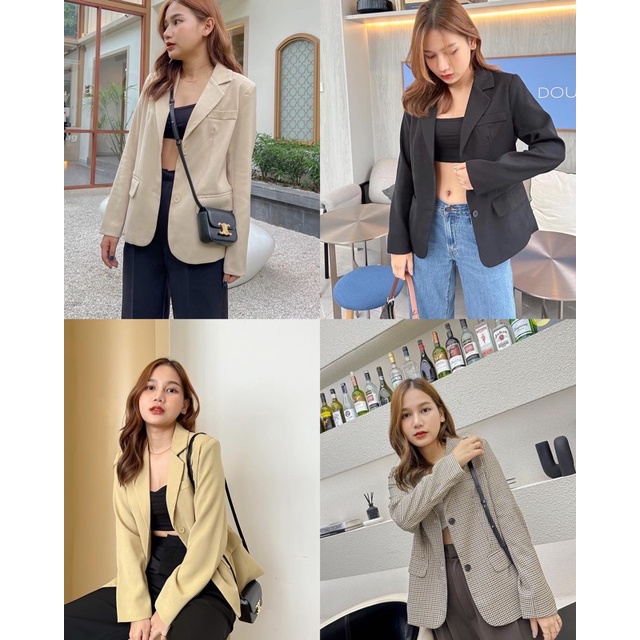 HELLOYELLOWLAND | beva blazer เสื้อเบเซอร์ | Shopee Thailand