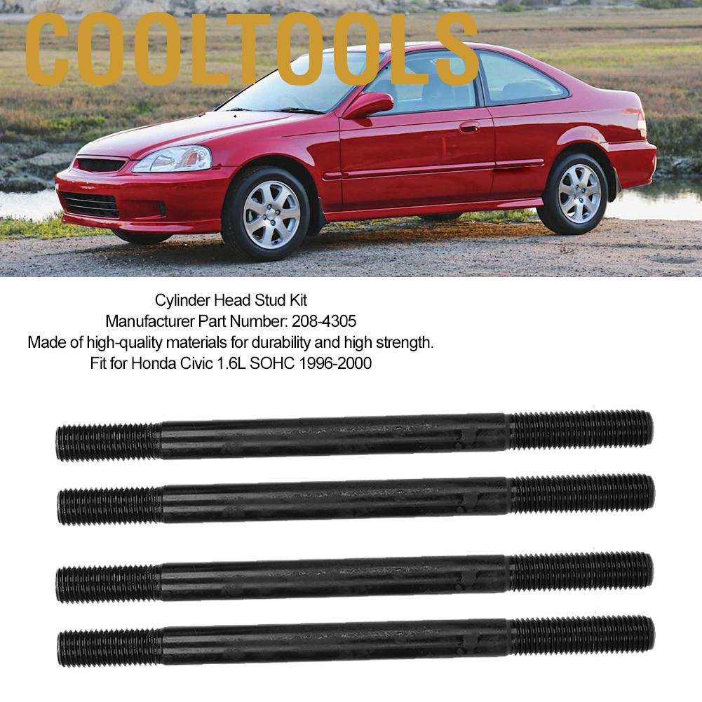 Cooltools ชุดหัวกระบอกสตั๊ด 208-4305 สําหรับ 1996-2000 D16Y D16Yz ...