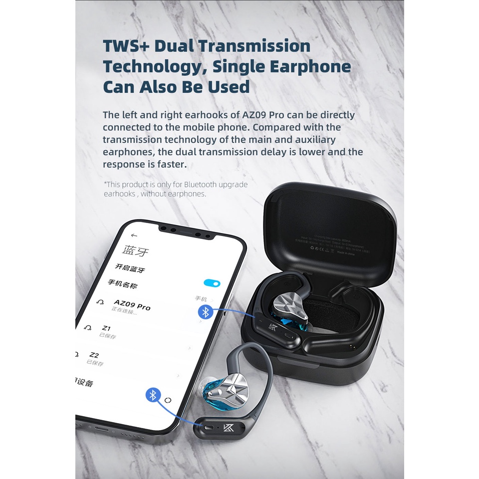 -ประกันศูนย์ไทย- KZ AZ09 Pro Module Bluetooth 5.2 ของแท้ ...